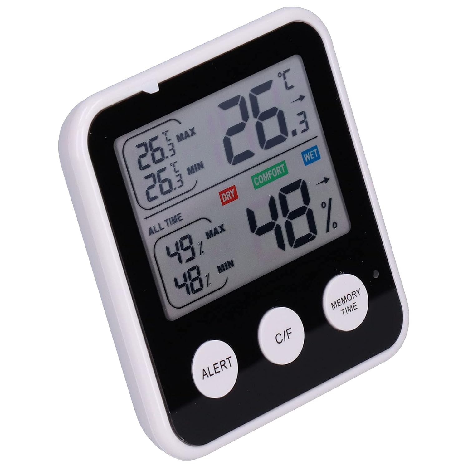 Amazon.com: Temperature Humidity Meter,Thermometer Hygrometer Tester ...
