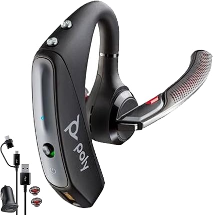 Amazon.com: Plantronics Voyager 5220 Poly Bluetooth Headset Noise ...