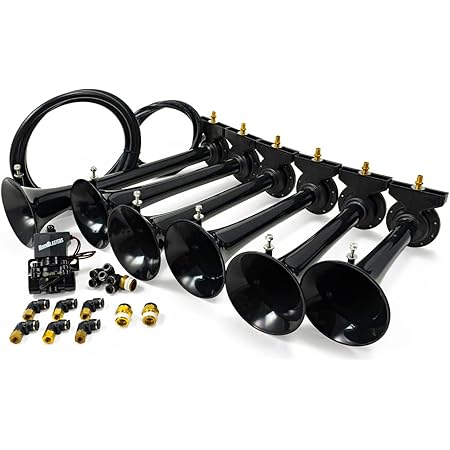 Amazon.com: HornBlasters Shocker S6 Train Horn - US Made - 147.7 dB ...