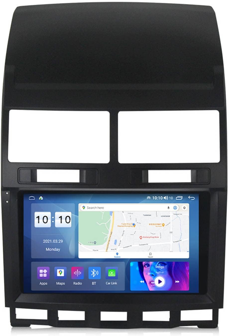 PLOKM Android 12 Car Stereo Radio for VW Volkswagen Touareg 9 Inch Hd ...