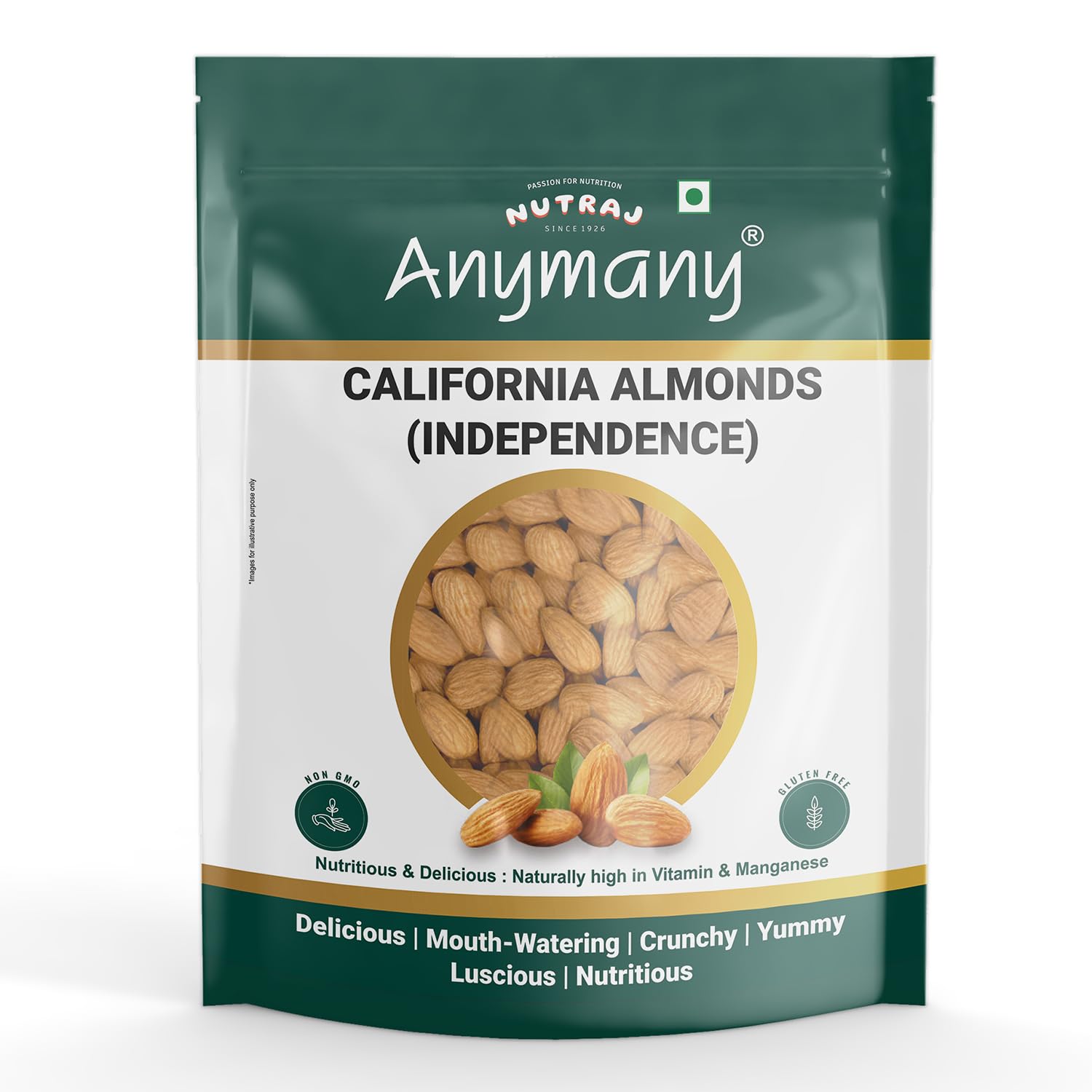 Nutraj Anymany California Almonds 400g | Nutritious & Delicious ...