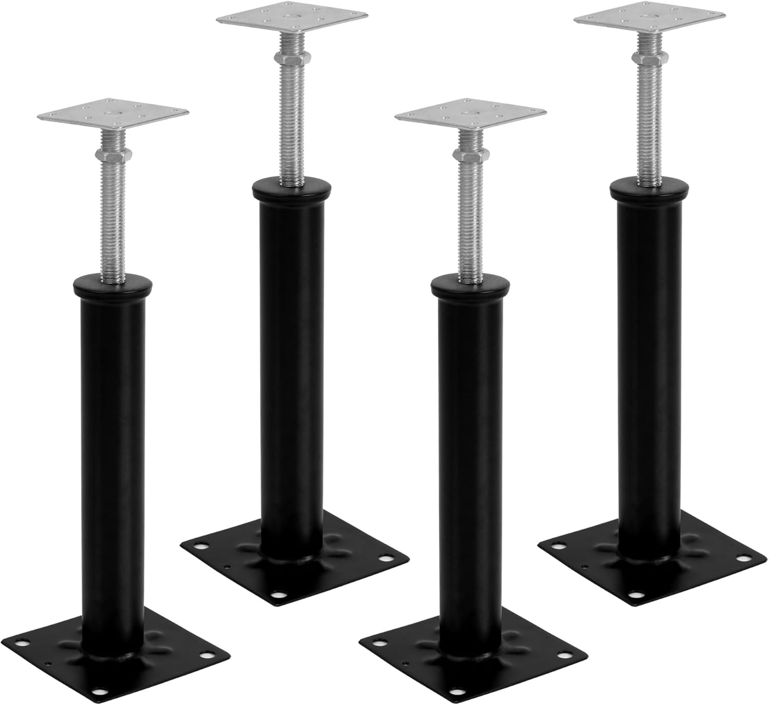 Amazon.com: corpuwn Adjustable Floor Jack Post 12"-16" Range Screw Jack ...