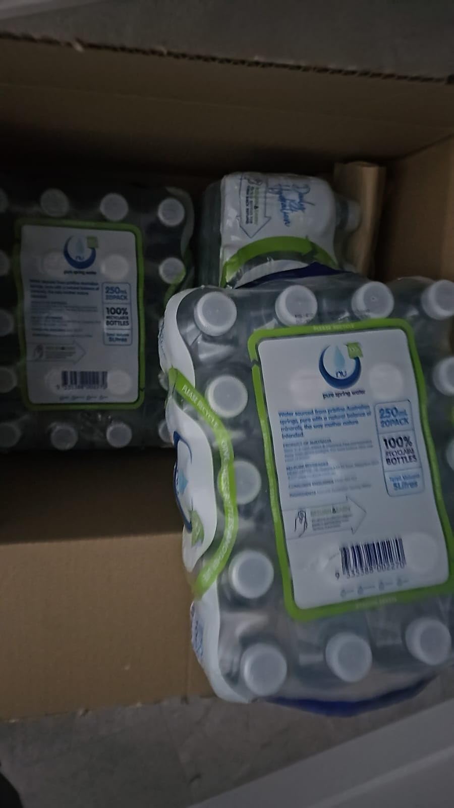 Nu-Pure Beverages Natural Spring Water, 100% Recycled and Recyclable ...