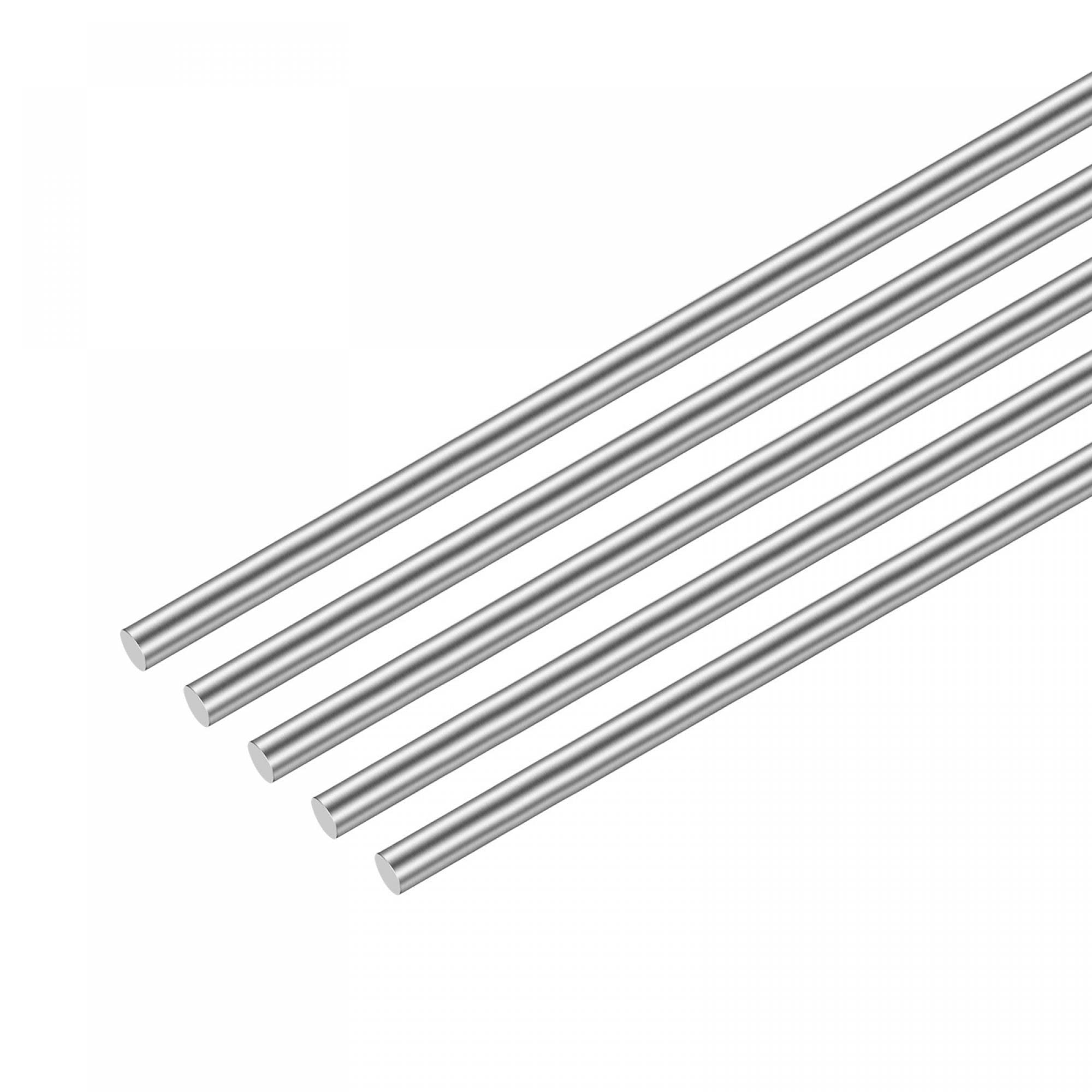 Buy sourcing 5 Pack 150mmx2mm 304 Stainless Steel Rod Lathe Bar Stock ...