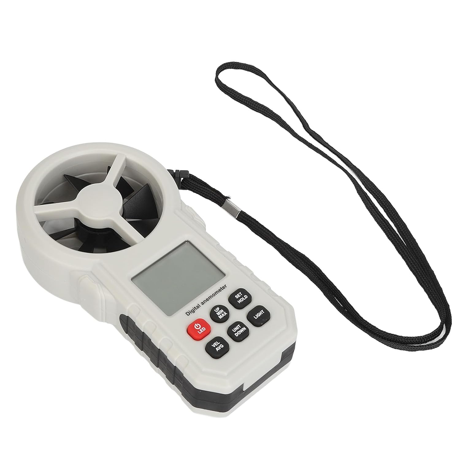 Amazon.com: Handheld Anemometer, Digital Wind Speed CFM Meter Gauge Air ...