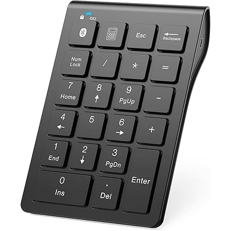 Amazon.com: havit Bluetooth Number Pad Wireless Numeric Keypad Numpad ...