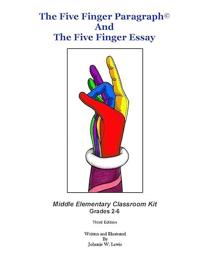 The Five Finger Paragraph© and The Five Finger Essay: Mid. Elem., Class ...