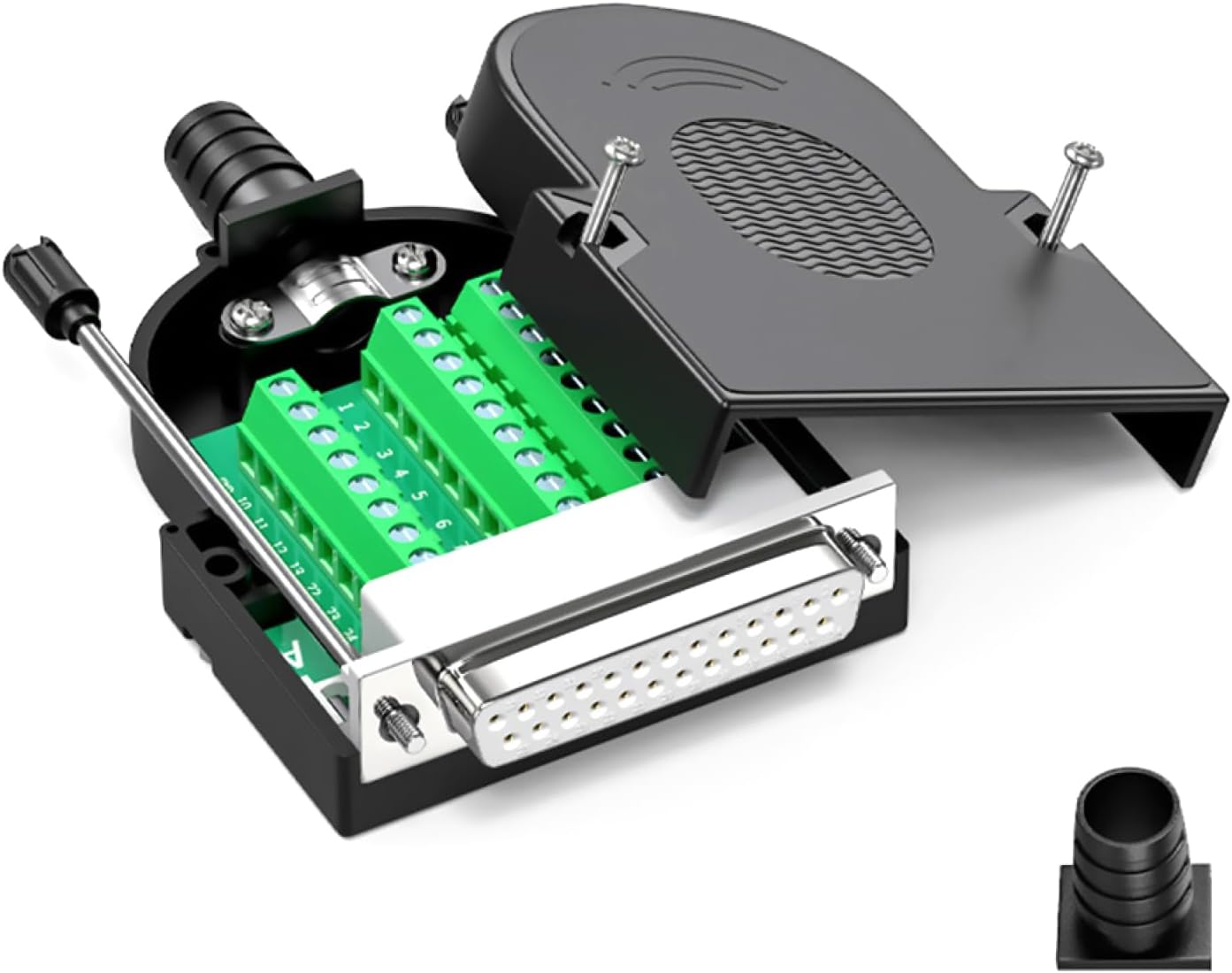 Amazon.com: WANSUPYIN DB25 D-SUB Port Breakout Board Connector 25 Pin ...