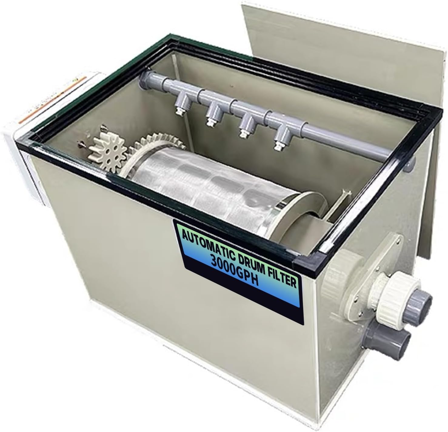 Amazon.com : RDF 4T10-1, Automatic Rotary Drum Filter for Koi Tilapia ...