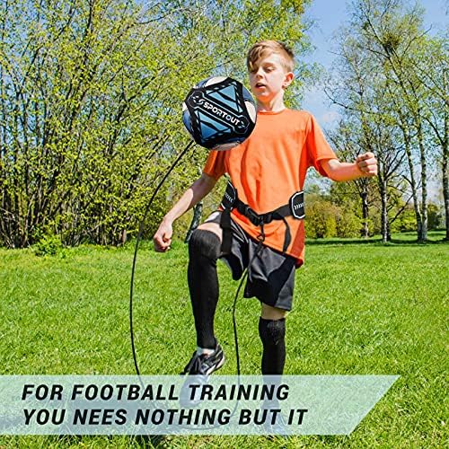 Sportout Football Kick Trainer, Hands Free Solo Practice,Widened Side ...