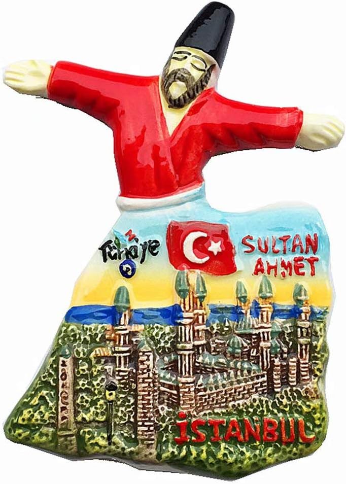 Istanbul Turkey 3D Fridge Magnet Crafts Souvenir Resin Refrigerator ...