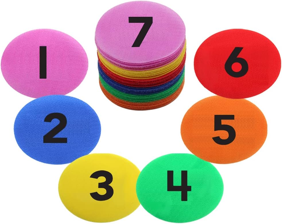 YouMen 36 Pcs Carpet Spot Markers 6 Colors Nylon Carpet Spot Sit ...