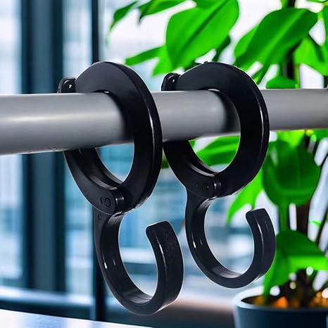 Amazon.com: 8-Pack Adjustable S Shaped Clip Hook,Cross Bar Hook ...