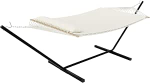 Amazon.com : Premium 2-Person Hammock Set with Quick-Lock Steel Stand ...