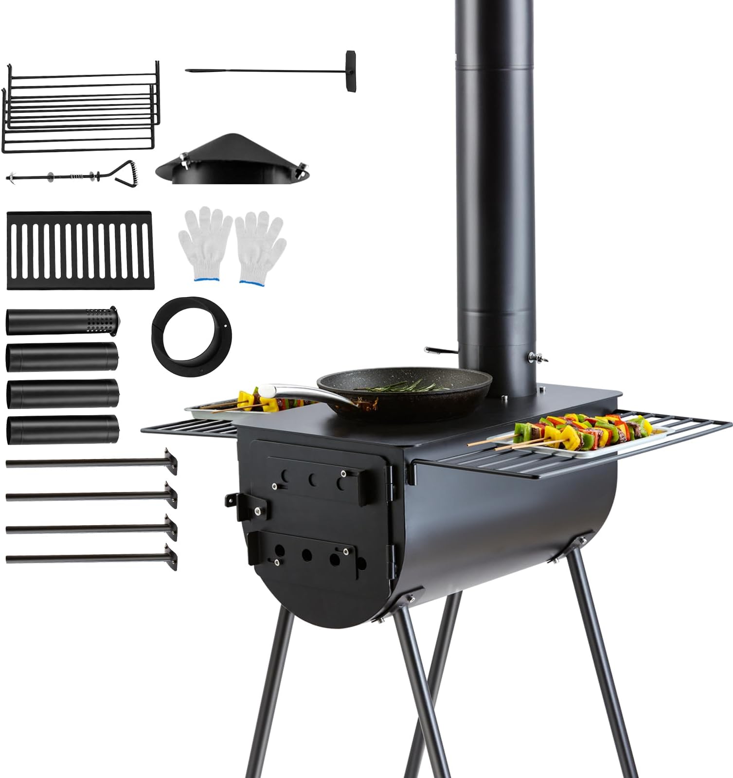 Amazon.com: Colorado Cylinder Stoves - Spruce Stove Package - Wood ...
