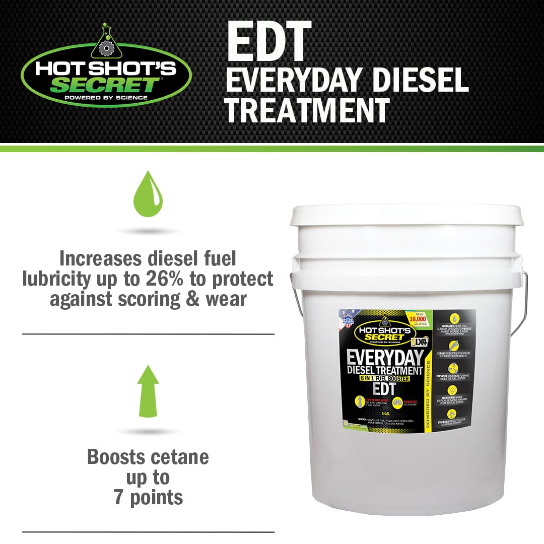 Snapklik.com : Hot Shots Secret Everyday Diesel Treatment 5 Gallon, 6 ...