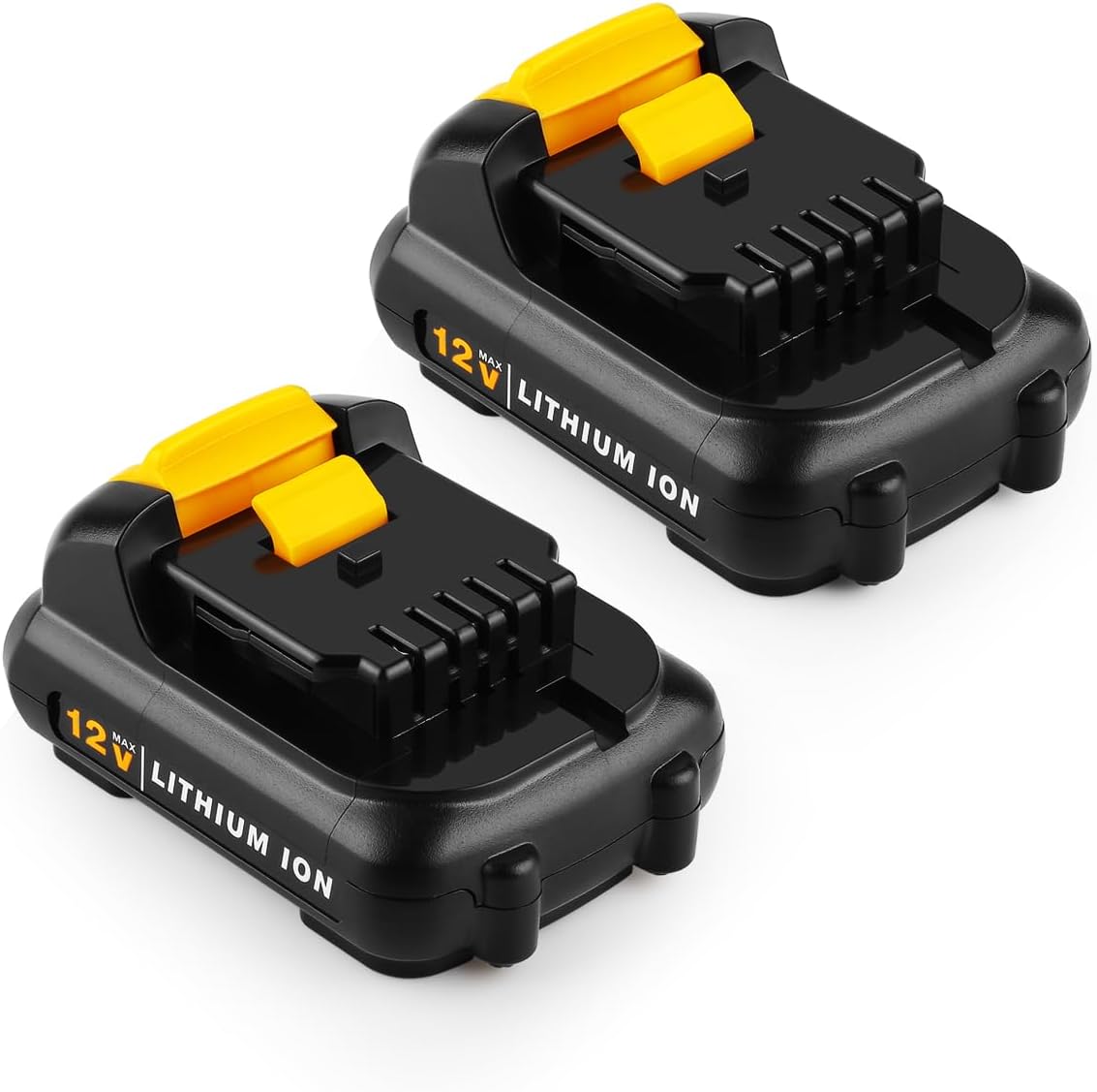 ANTRobut 2Pack 4.0Ah Replacement for Dewalt 12V Battery DCB124 DCB126 ...
