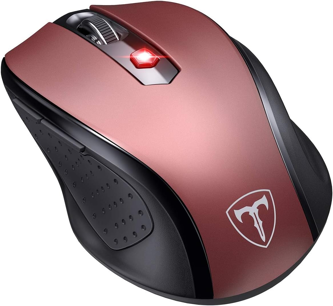 Amazon.com: HOTWEEMS Wireless Mouse, D-09 Computer Mouse USB Cordless ...