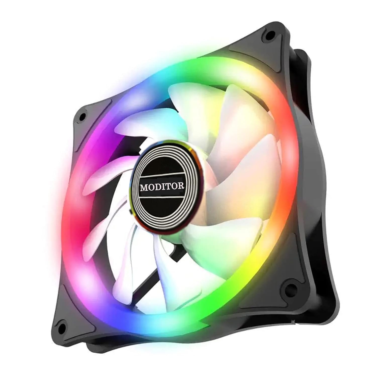 Amazon.com: MIDITOR RGB - Ventilador de computadora para PC, sistema de ...