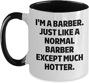 Amazon.com: I'm A Funny Barber Gift for Graduation, Unique Barber Mug ...