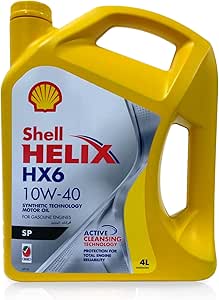 Shell Helix Hx6 10W40 Semi Synthetic : Buy Online at Best Price in KSA ...