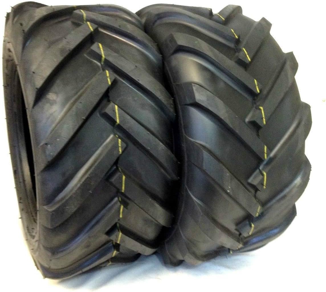 Amazon.com: 2-23x10.50-12 Lawn Tractor Lug Tires Trencher 23x1050x12 6 ...
