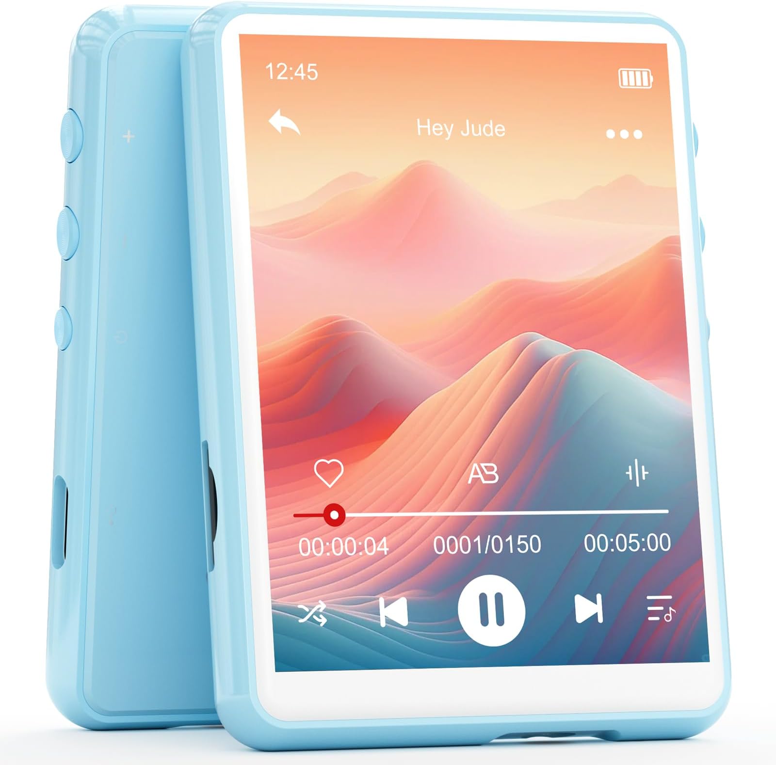 64GB MP3 Player Bluetooth 5.3 2.4" Full Touchscreen Tragbarer Walkman ...