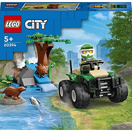 LEGO City ATV&Otter Habitat 60394 Building Toy Set (90 Pieces), Multi ...