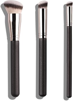 3Pcs Foundation Concealer Brush, Slanted Foundation Brush for Liquid ...