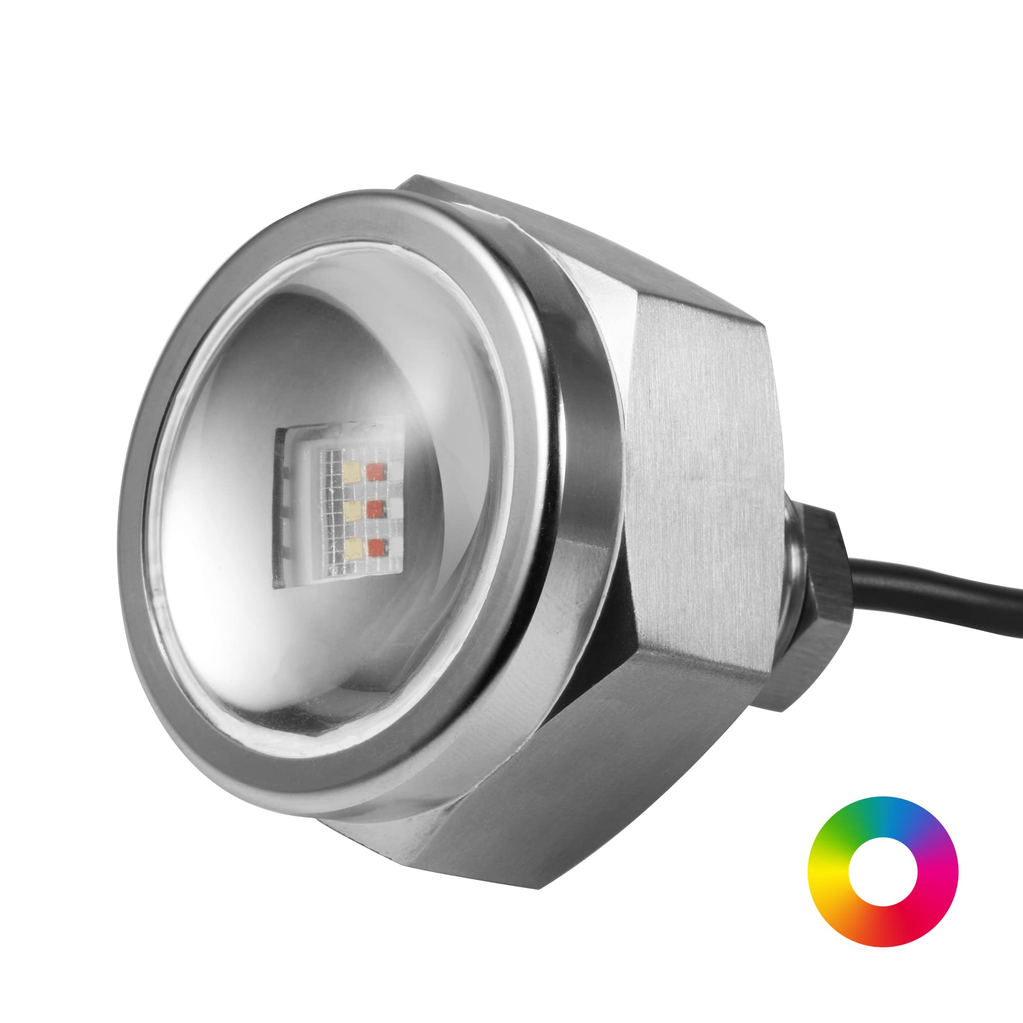 Marine Drain Plug Kit 1/2" NPT LED Drain Plug Boat Light With Dual ...