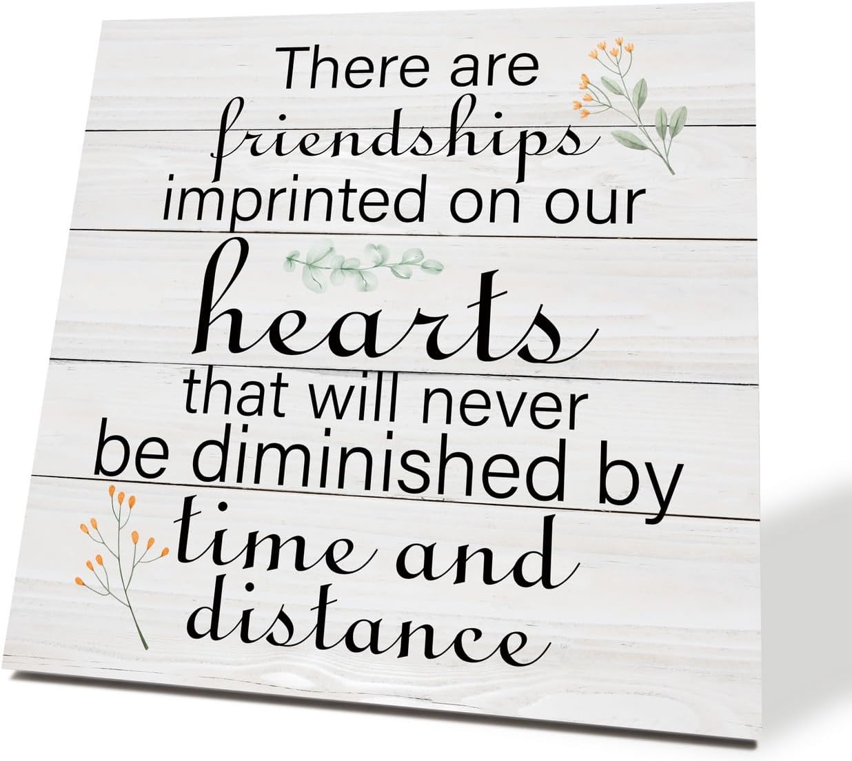 Amazon.com: Friendship Wood Sign, Wood Plaque Table Art Sign, Friend ...