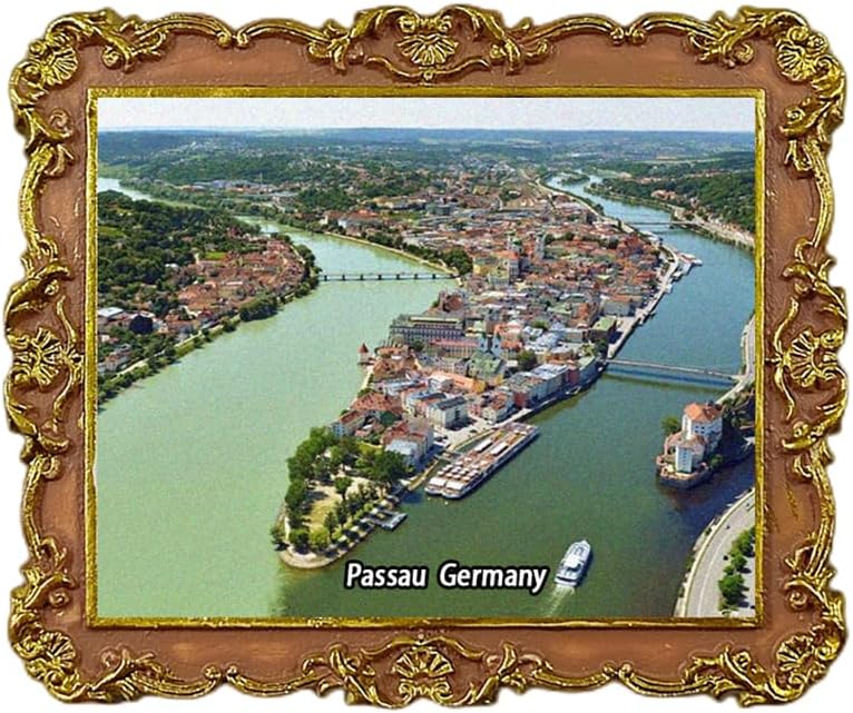 Amazon.com: Passau Bavaria Germany Refrigerator Magnet 3D Travel ...