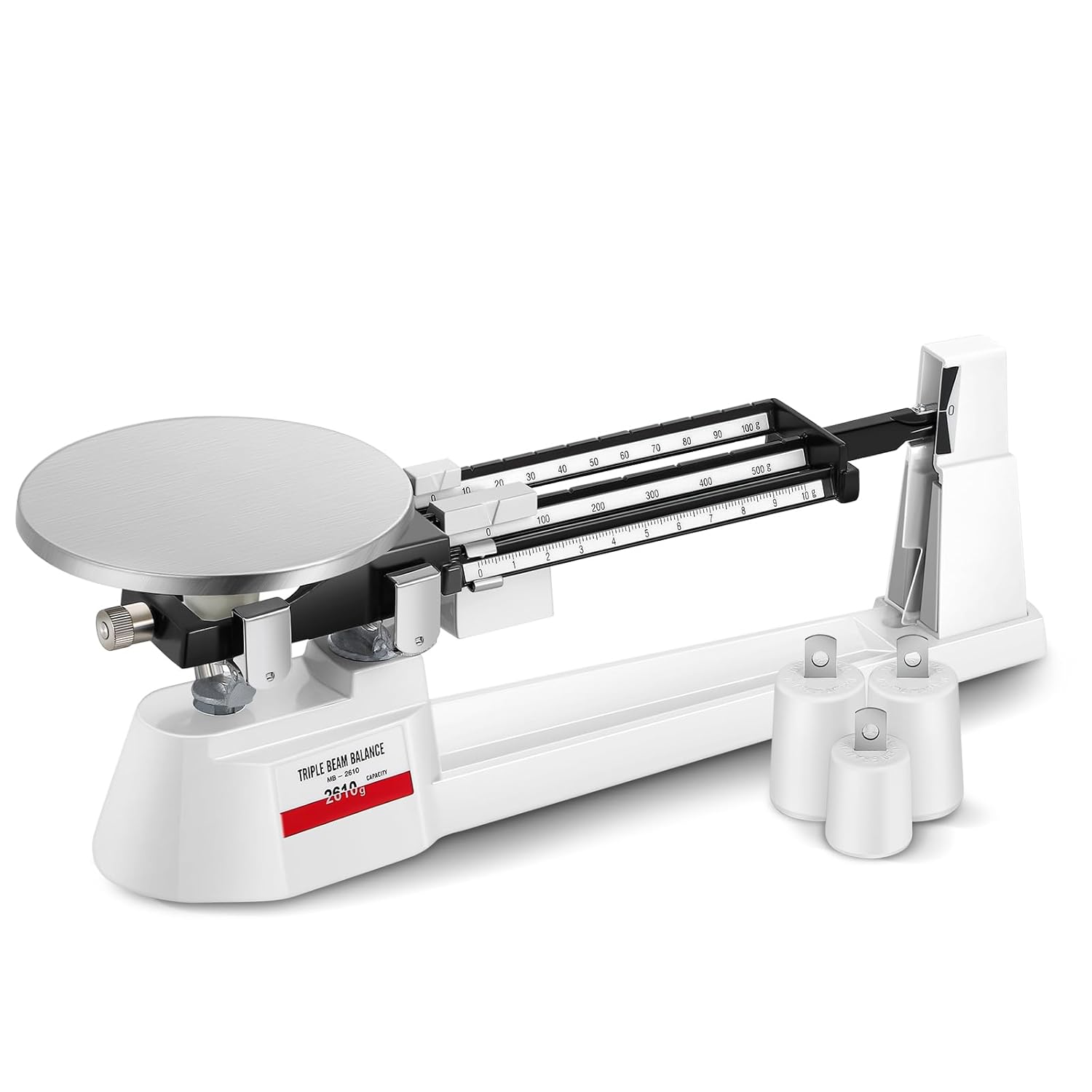 Amazon.com: Bonvoisin Triple Beam Scale 2610g x 0.1g, Mechanical Lab ...
