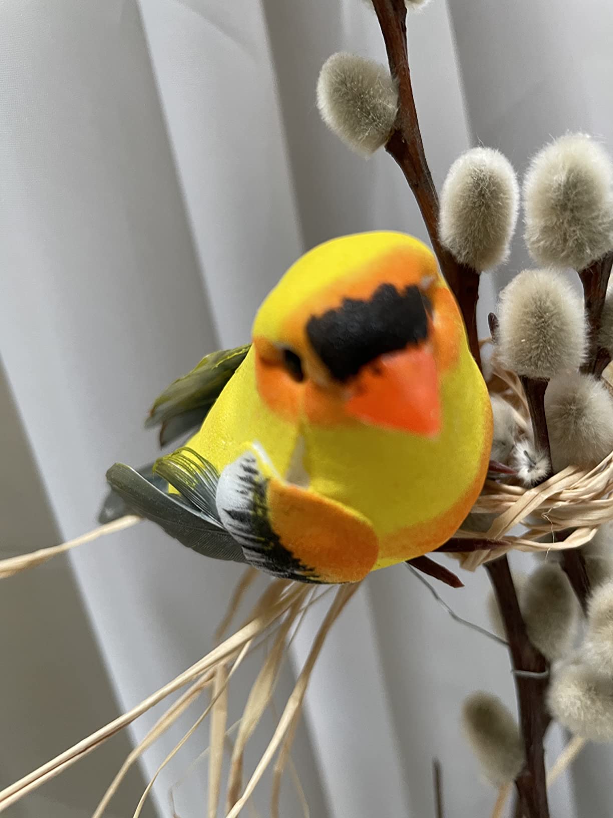 Amazon.com: Set of 3 Artificial Birds for Decoration, Floral ...