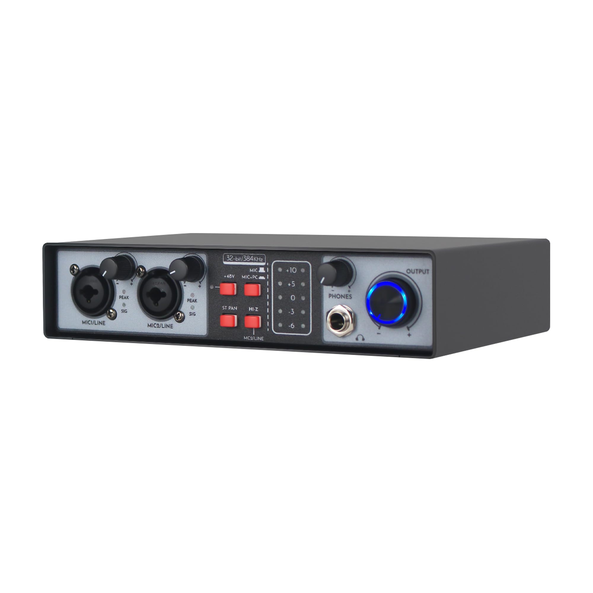 Snapklik.com : Micfuns MX02 USB Audio Interface (32-bit/ 384kHz) Sound ...