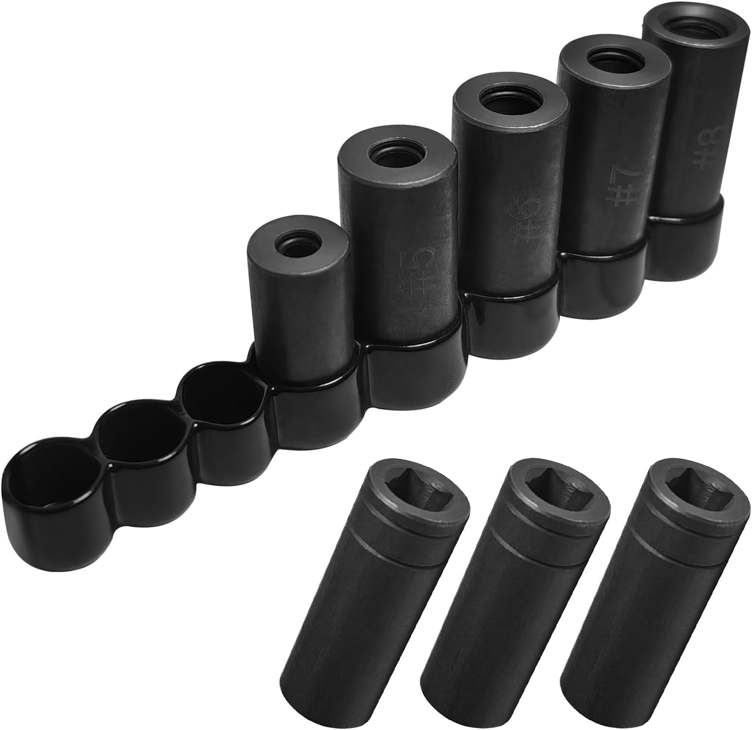 70500 Tap Socket Set, 8-Piece – 1/4" & 3/8" Drive, Fits All MCTI ...