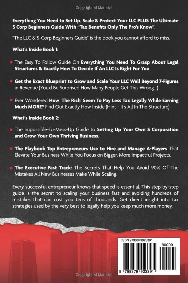 Snapklik.com : The LLC & S-Corp Beginners Guide: A Complete Guide On ...