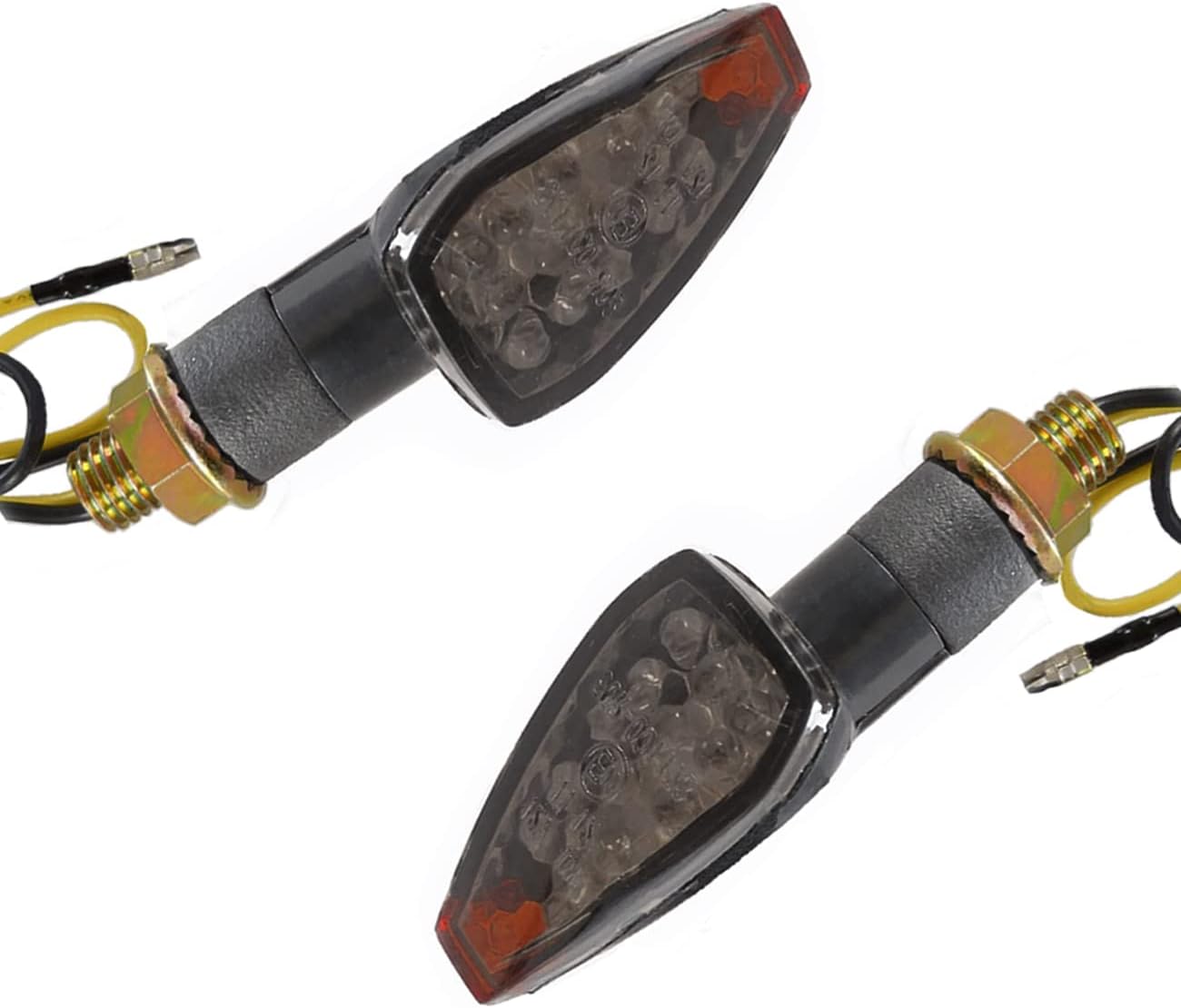 Amazon.com: MOTLTECH Motorcycle Turn Signals 2pcs LED Rear Turn Signals ...