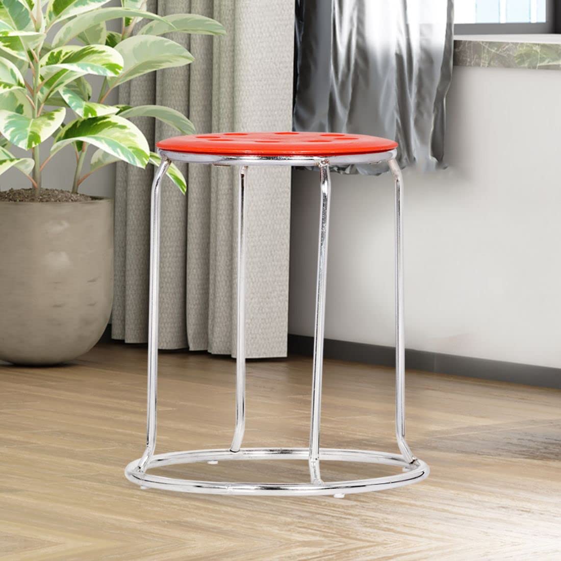 Da URBAN DISC | Multi Purpose | Stack Stool (Red) (1 pc) : Amazon.in ...