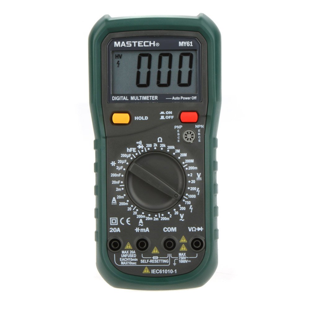 Amazon.co.jp: MASTECH MY61 DMMデジタルマルチメータ（AC・ DC電圧/電流/キャパシタンス/抵抗/w/hFEテスト ） : DIY・工具・ガーデン