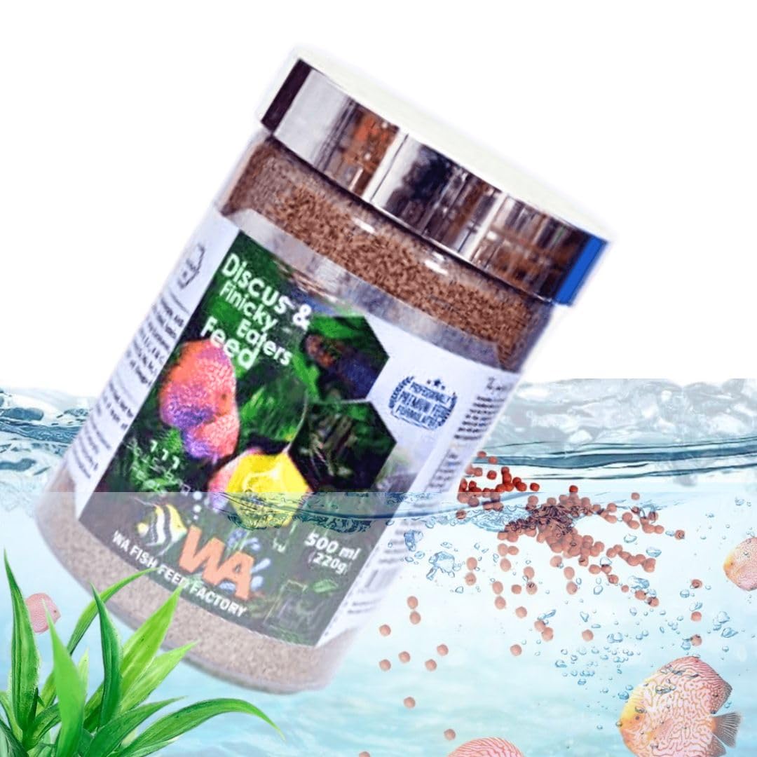 VAYINATO Wa Discus&Finicky Eaters Fish Food,500Ml(220G)|Garlic Extract ...