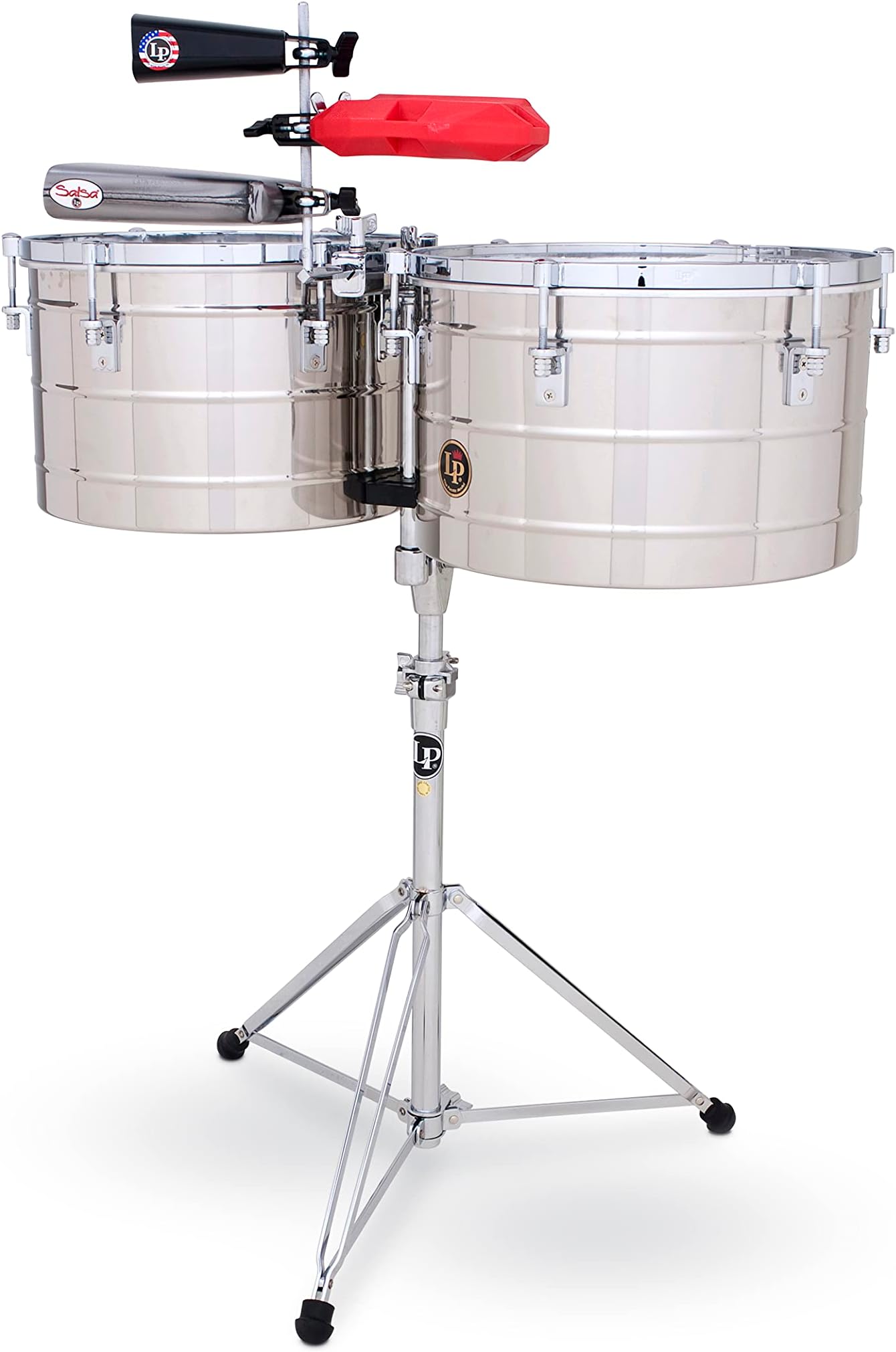 Amazon.com: Lp Matador Timbales Brushed Nickel : Musical Instruments