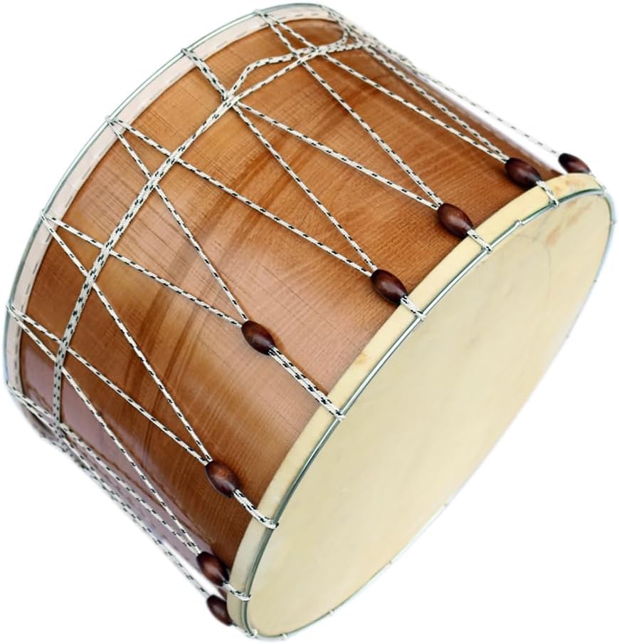 Amazon.com: Professional Hornbeam Wood Turkish Davul Dohol Drum MEM-2 ...
