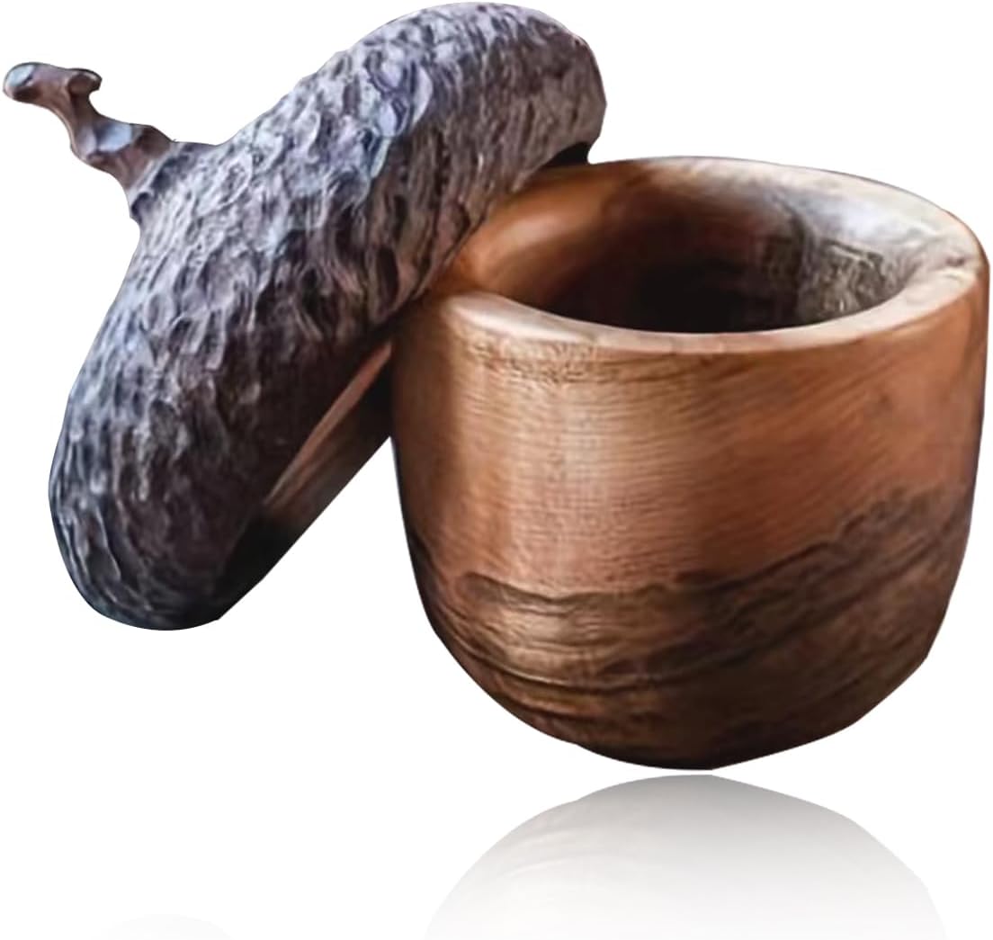 Amazon.com: YRMLYMOP Acorn Resin Box Decor,Acorn Decor Vintage Trinket ...