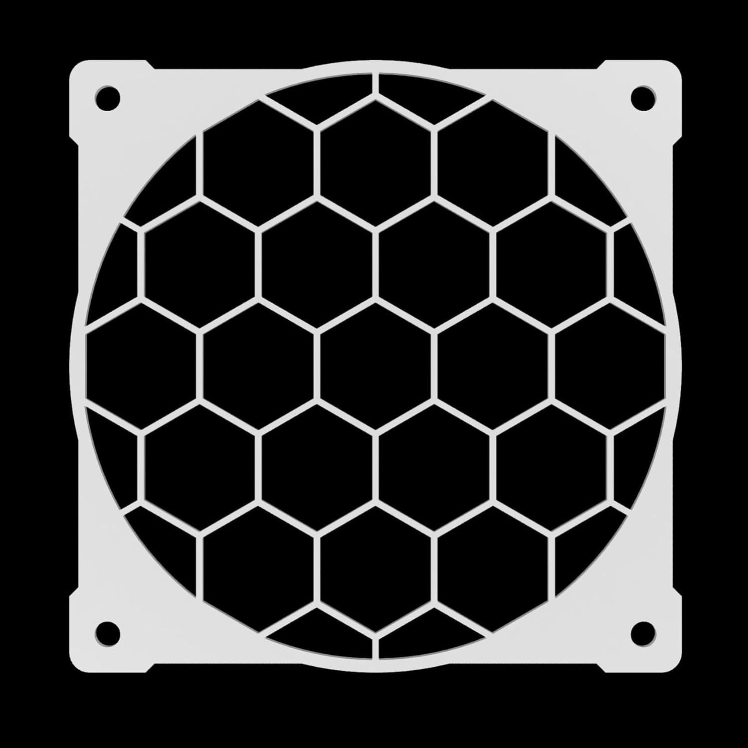 Amazon.com: 120mm Computer Case Fan Cover with Unique Hexagon Design ...