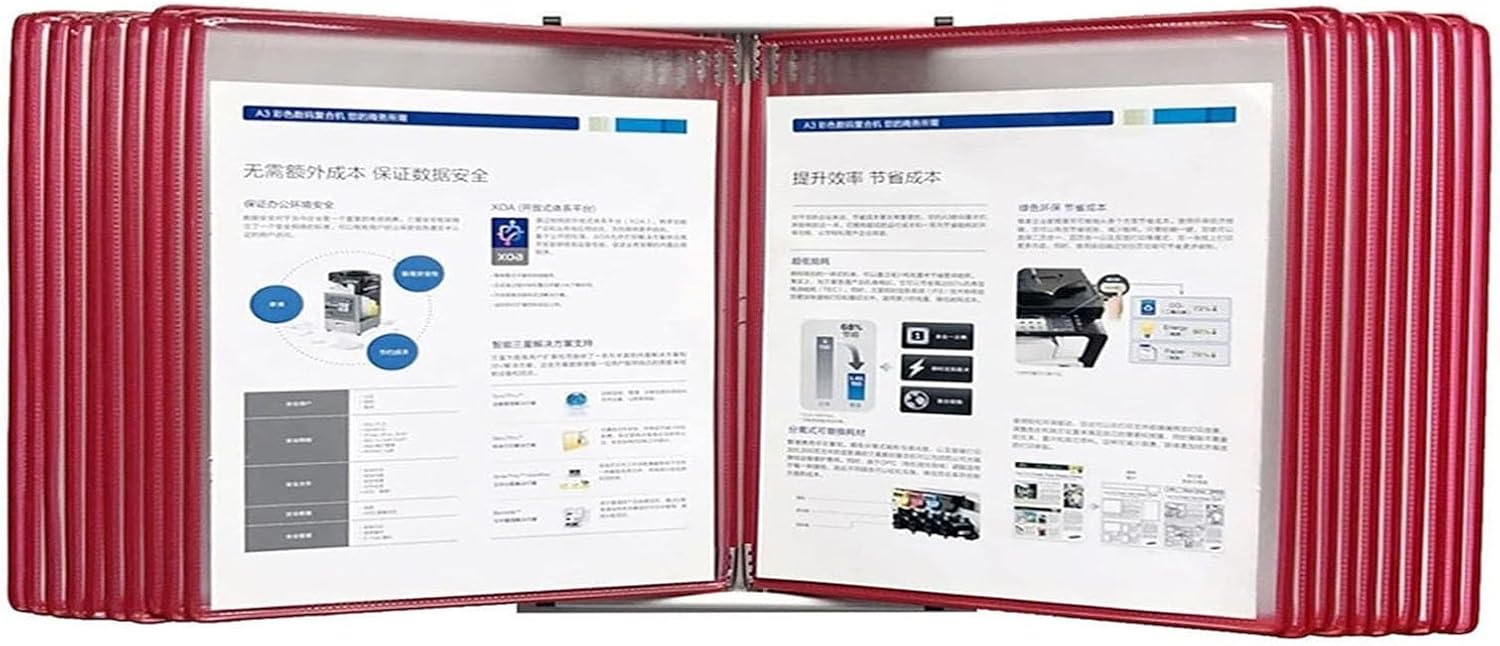 Amazon.com: PAUANI Desktop Flip Display Folder - Wall Mount Reference ...