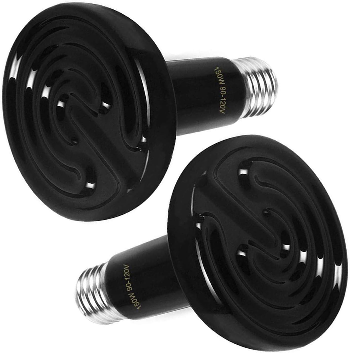 Amazon.com : OMAYKEY 150W 2 Pack Ceramic Heat Lamp, Upgraded Thicker ...