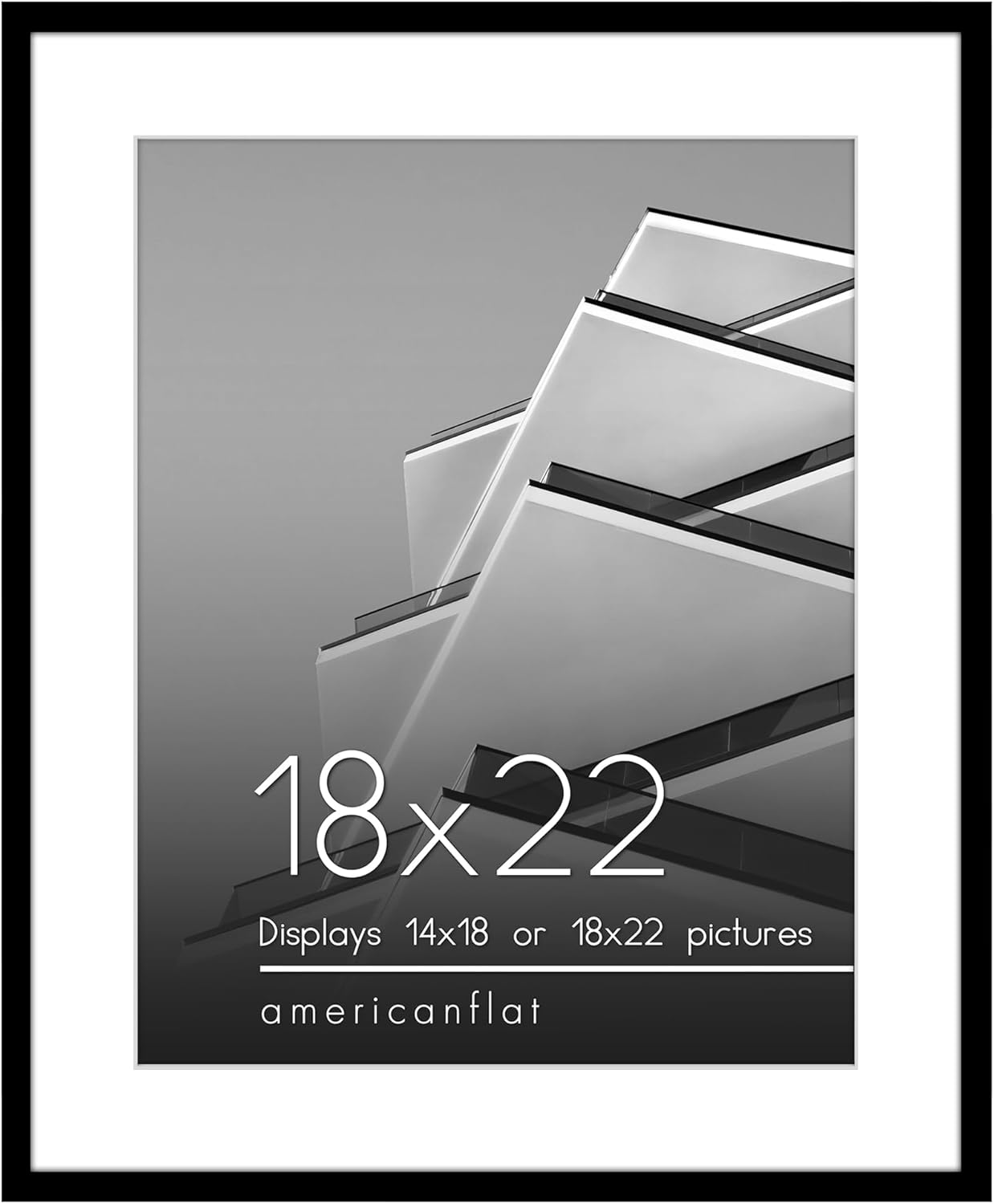 Amazon.com - Americanflat 18x22 Picture Frame with Polished Plexiglass ...