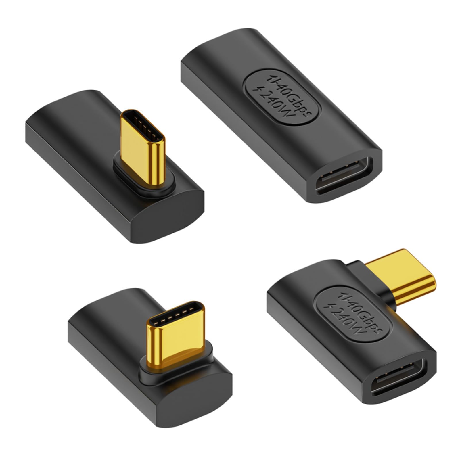 Amazon.com: Duttek 90 Degree USB C Adapter, 240W USB C Female to Female ...