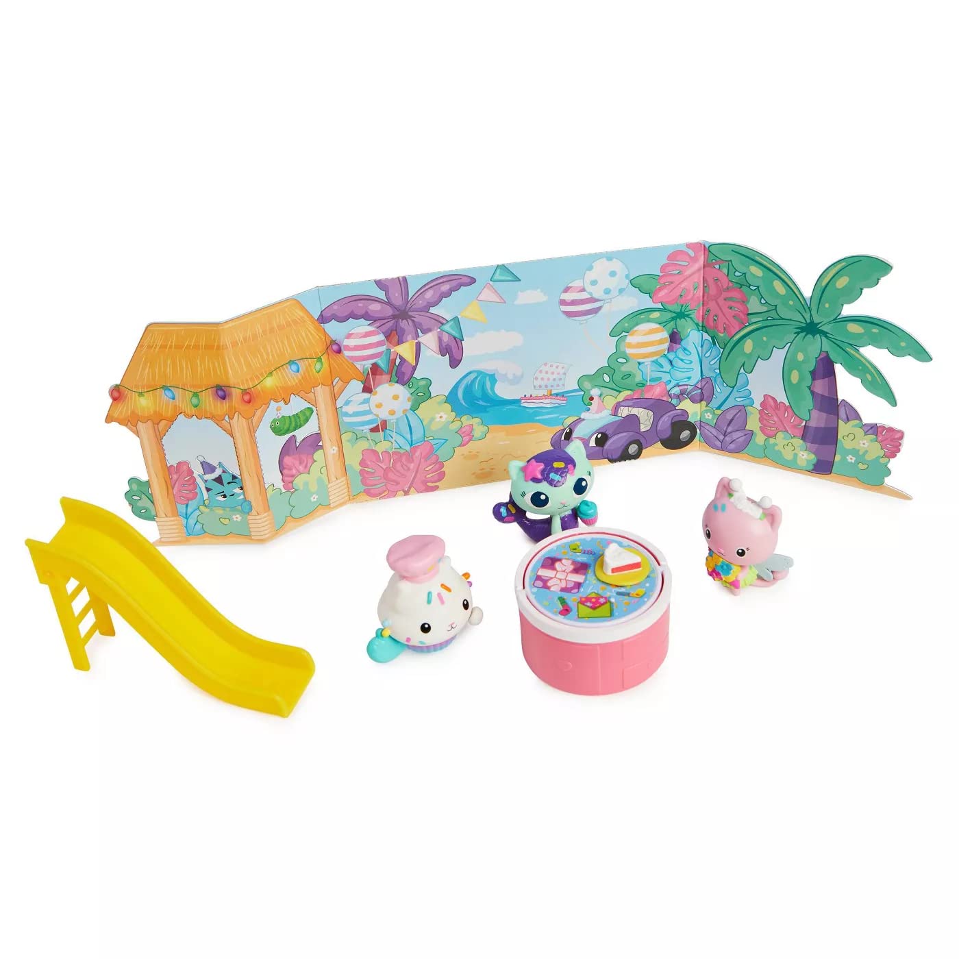 Buy Gabbys Dollhouse Pandy Paws Birthday Figure Set Online at ...